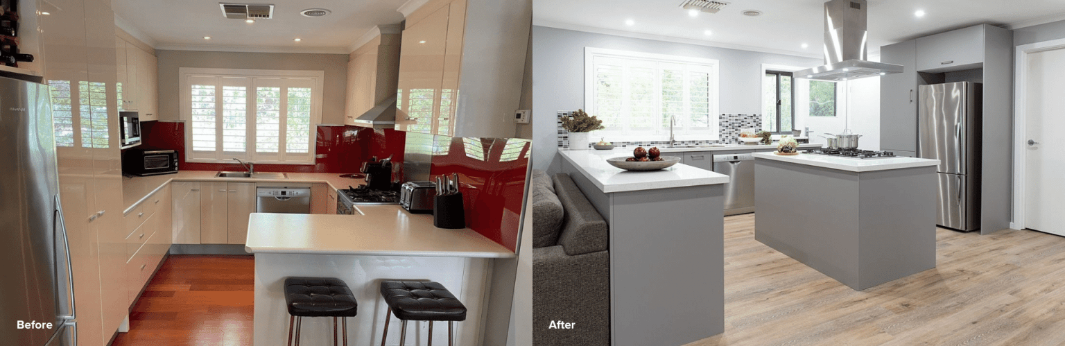 Stunning Before & After DIY Kitchen Makeovers | Kitchen Shack